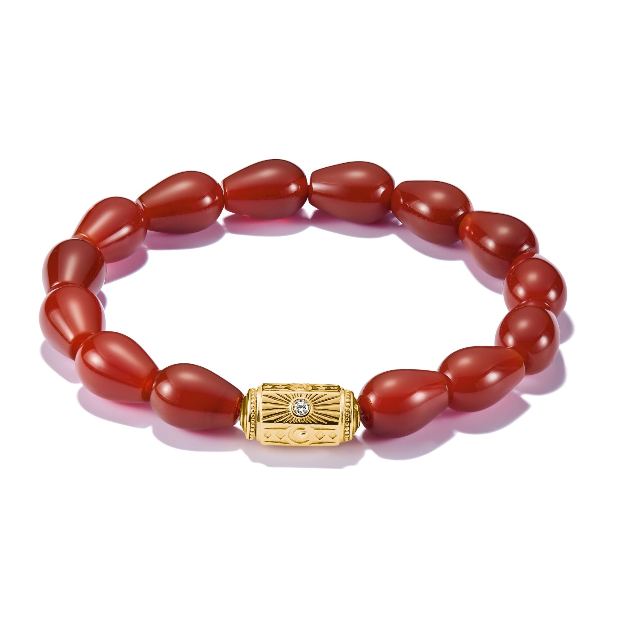 THOMAS SABO Bead Bracelet with Red Agate – B & S Lyncris Jewellers